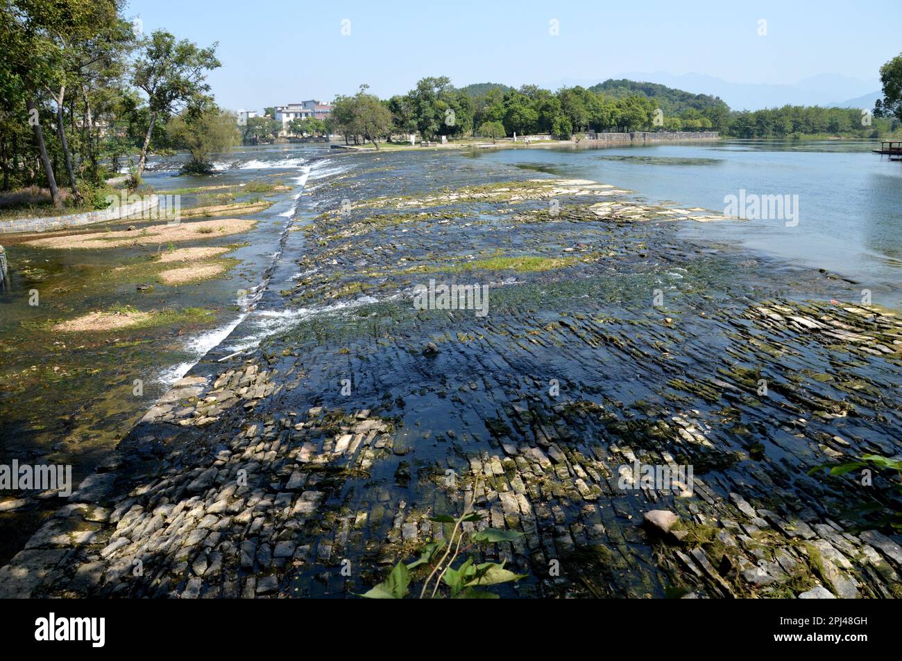 People's Republic of China, Guangxi Province: the Ling Canal., near ...