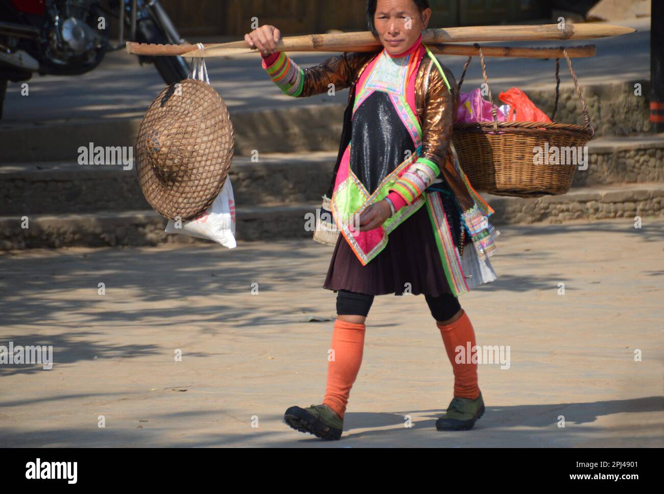 People's Republic of China, Guizhou Province, Basha/Biasha Miao Village ...