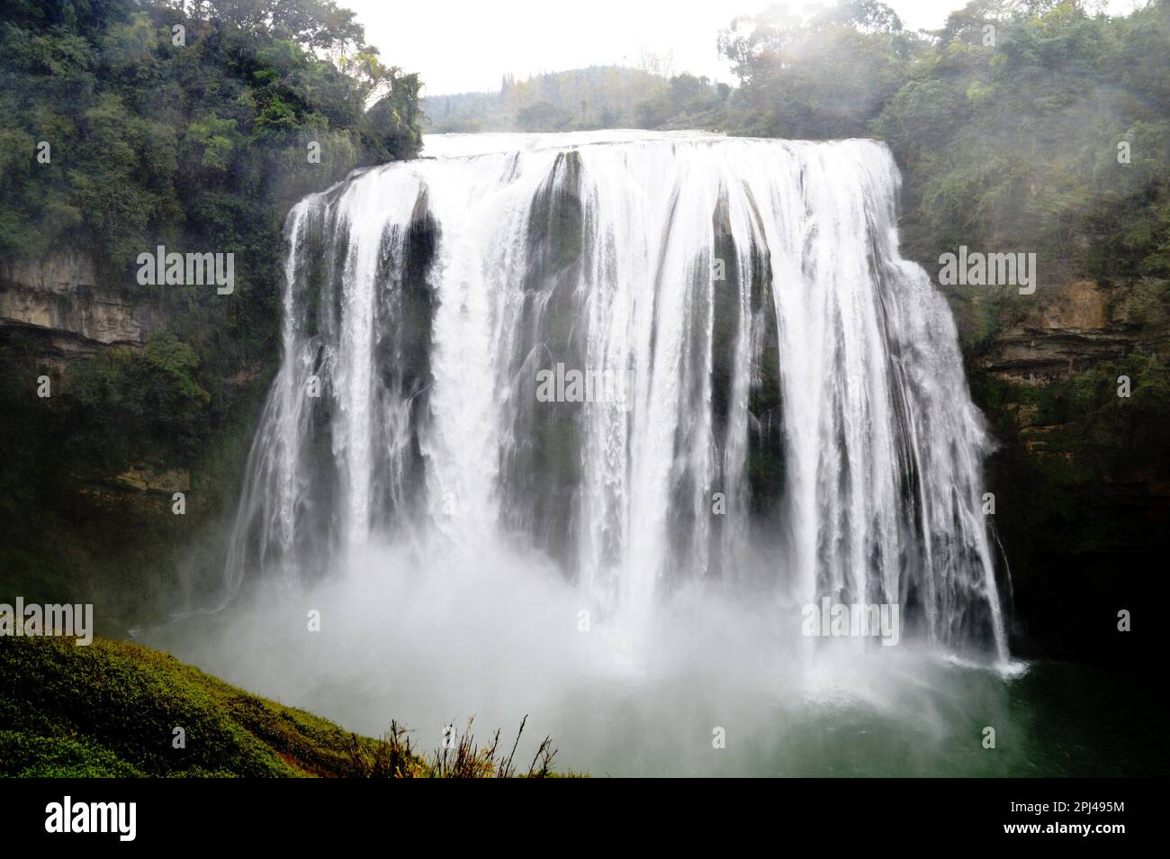 People's Republic of China, Guizhou Province, Anshun: Huangguoshu Falls ...