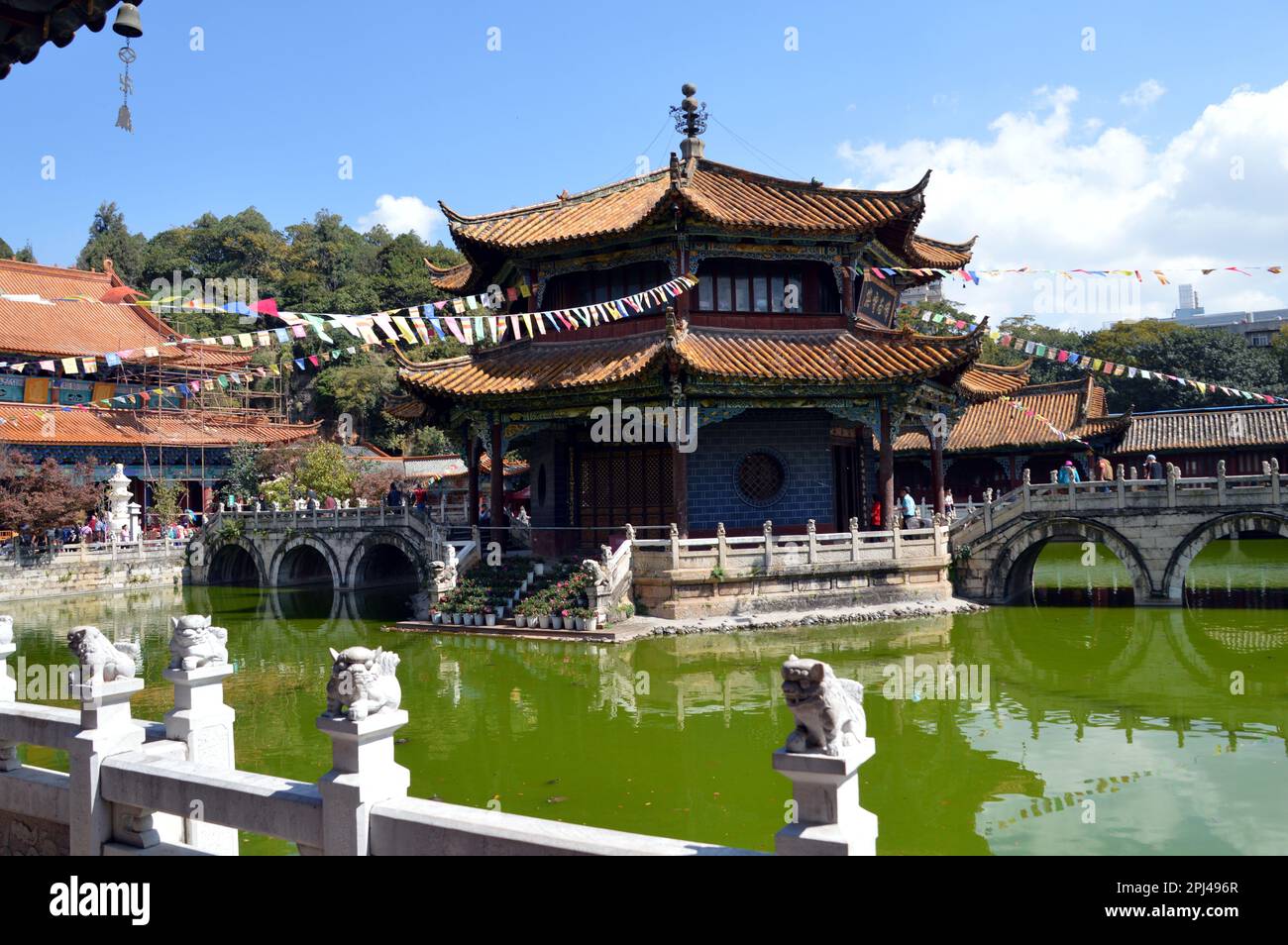 People's Republic of China, Yunnan Province, Kunming: Yuantong Buddhist ...