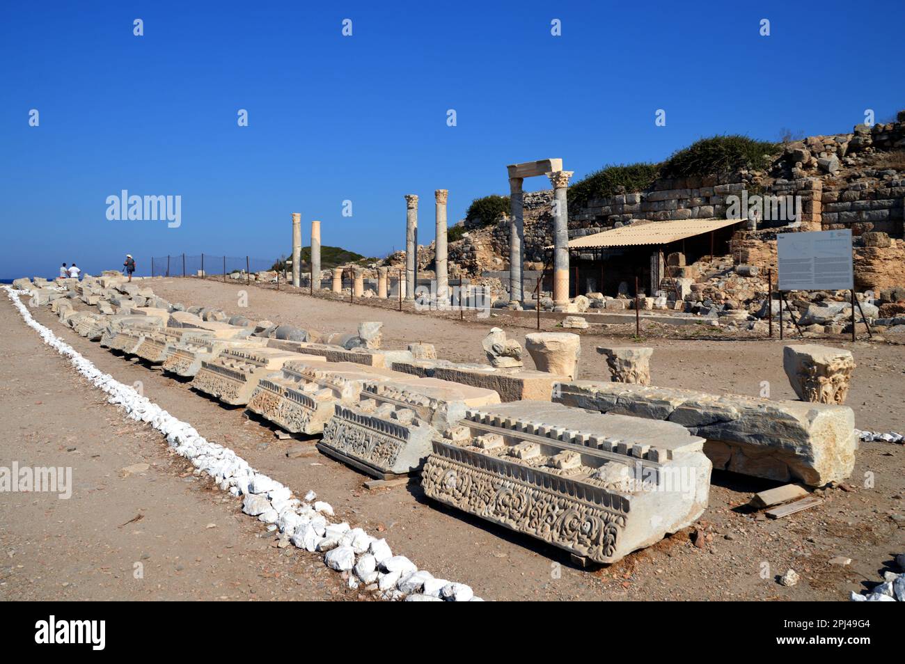 Turkey, Resadiye Peninsula, Knidos: the ruined town dates back to the ...