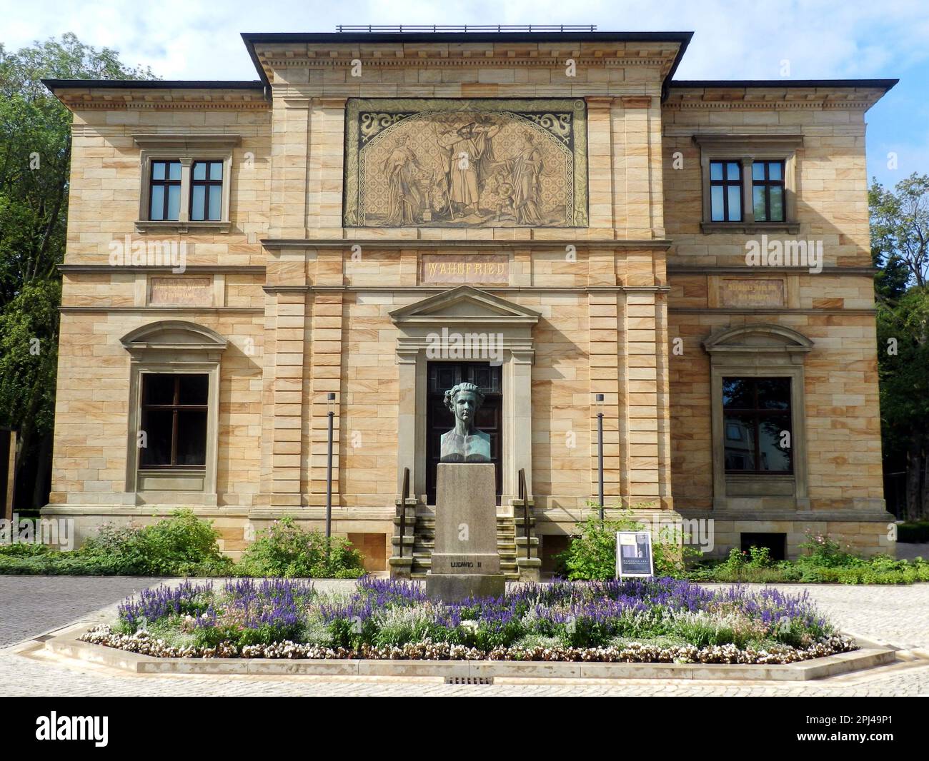Germany, Bavaria, Bayreuth: "Haus Wahnfried", the home of Richard ...