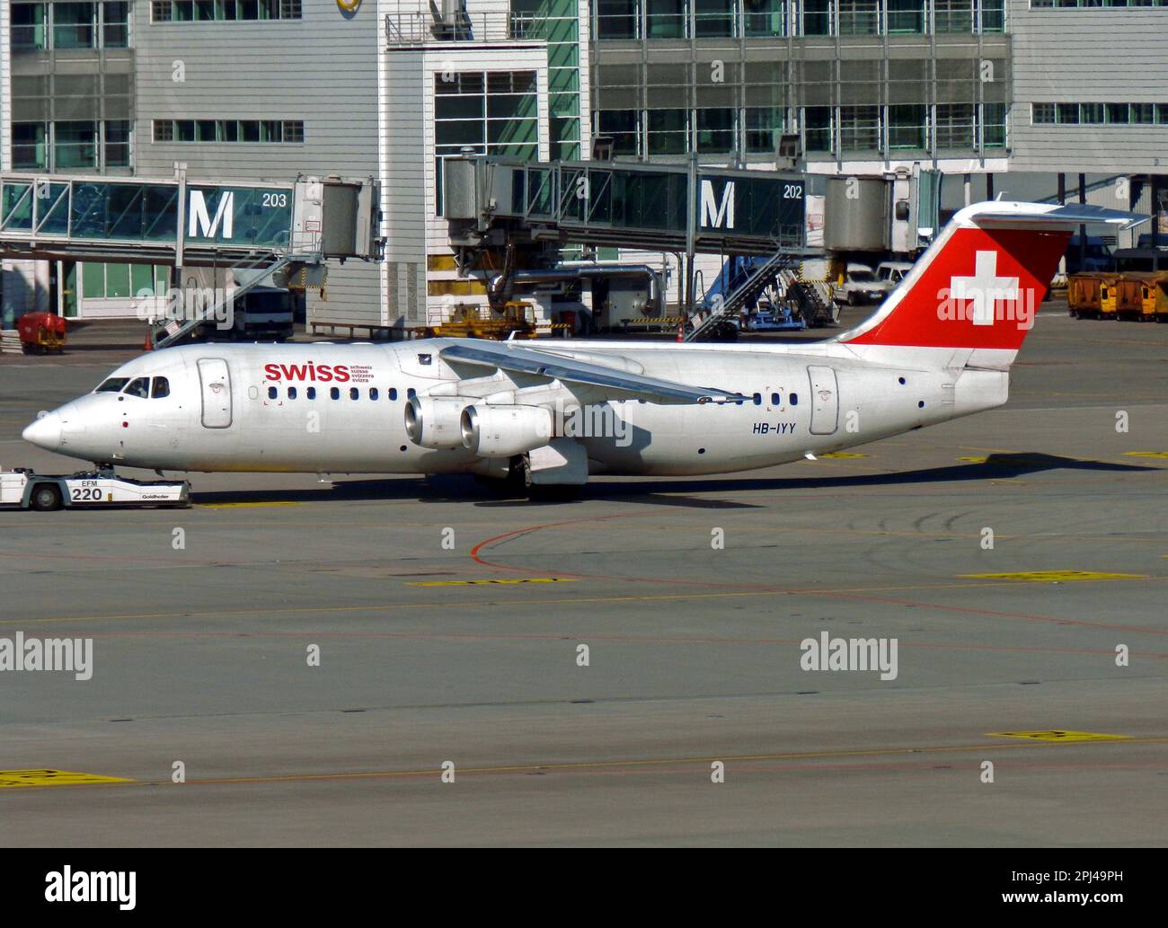 Germany, Bavaria, Munich, Franz Josef Strauss Airport: HB-IYY (c/n ...