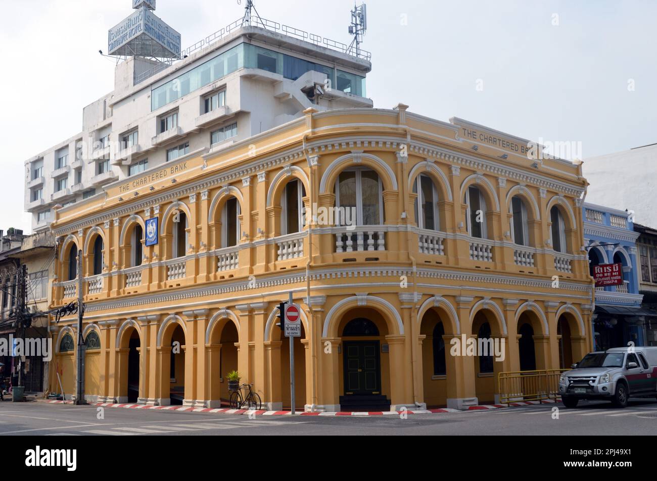 Thailand, Phuket Island, Phuket City: the historic Standard, Chartered ...