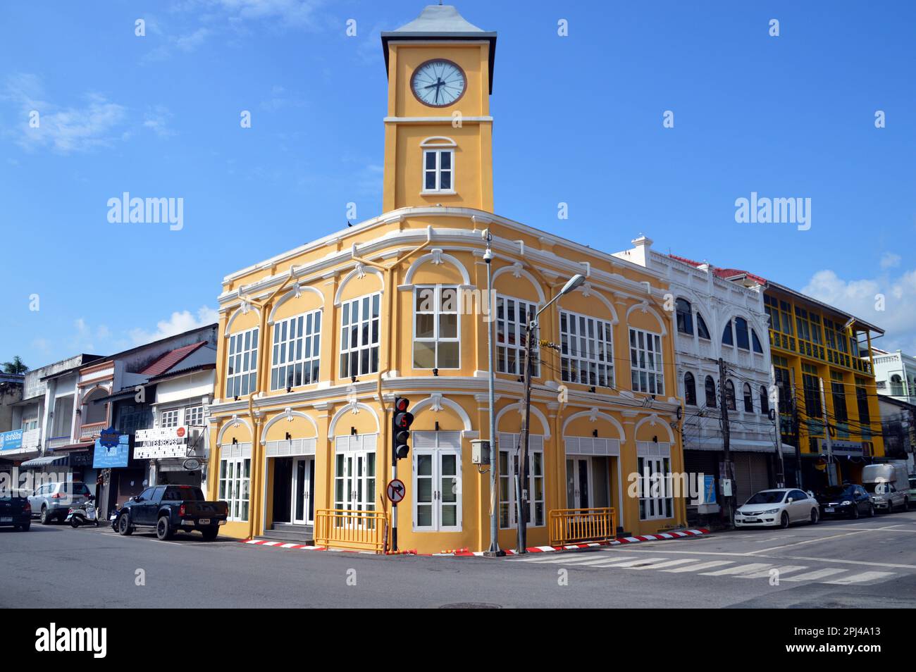 Thailand, Phuket Island, Phuket City: the old Police Station (1907 ...