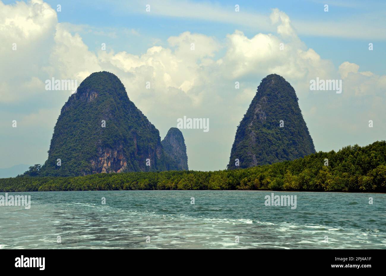 Thailand, Ao Phang-nga Marine National Park: the remarkable limestone ...