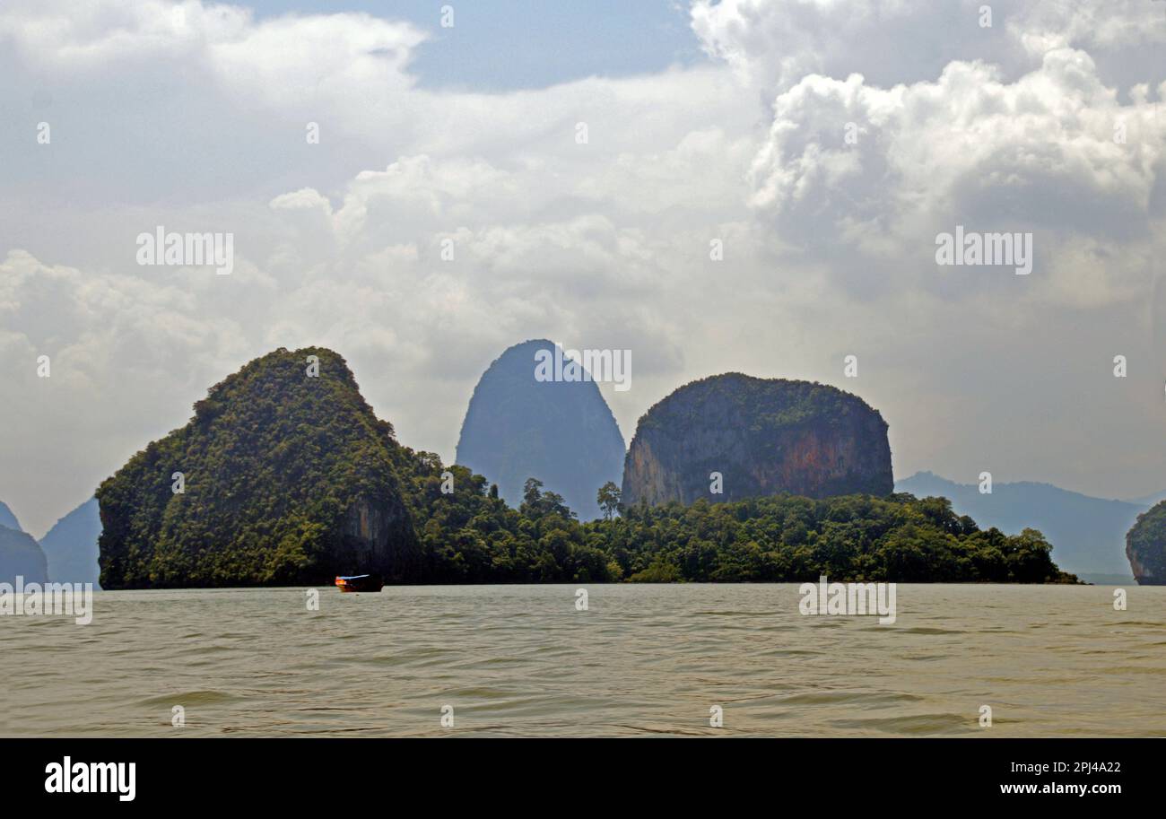 Thailand, Ao Phang-nga Marine National Park: the remarkable limestone ...