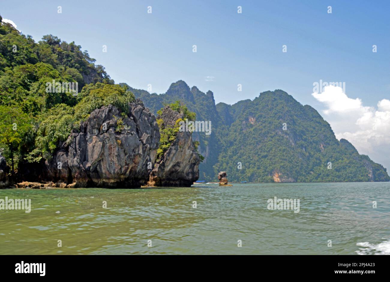 Thailand, Ao Phang-nga Marine National Park: the remarkable limestone ...