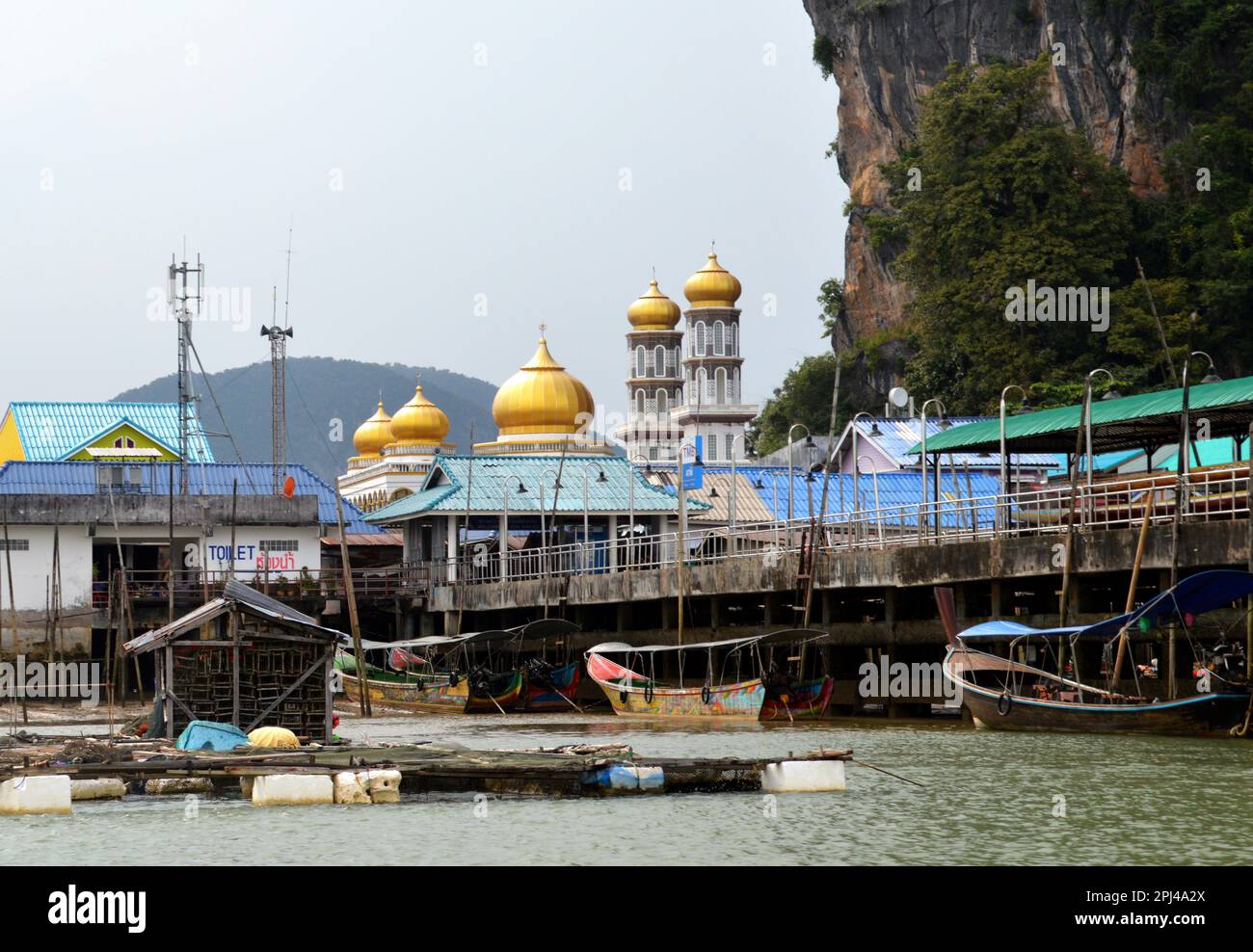 Thailand, Ao Phang-nga Marine National Park: Ko Panyi Muslim Stilt ...