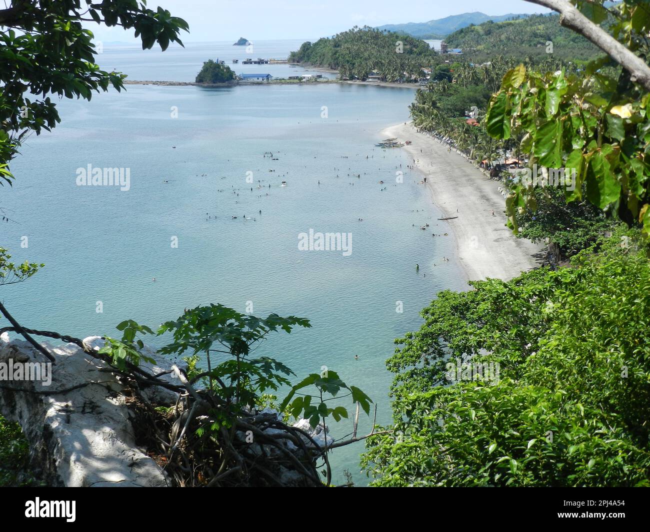 The Philippines, Samar Island: Malajog Ridge Nature Reserve: view of ...