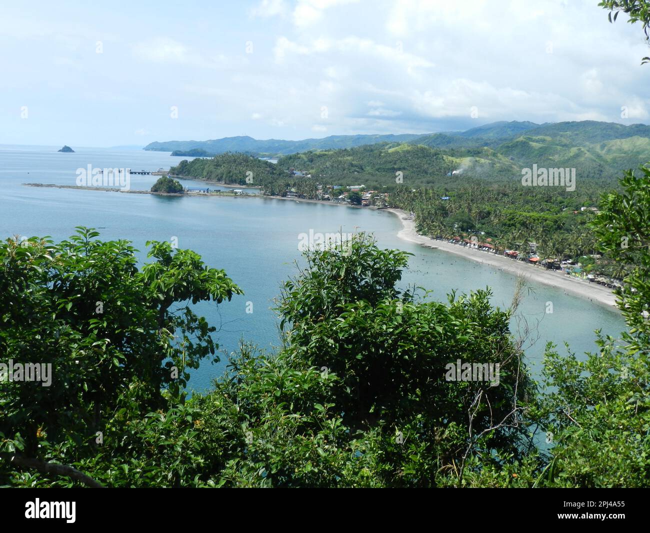 The Philippines, Samar Island: Malajog Ridge Nature Reserve: view along ...