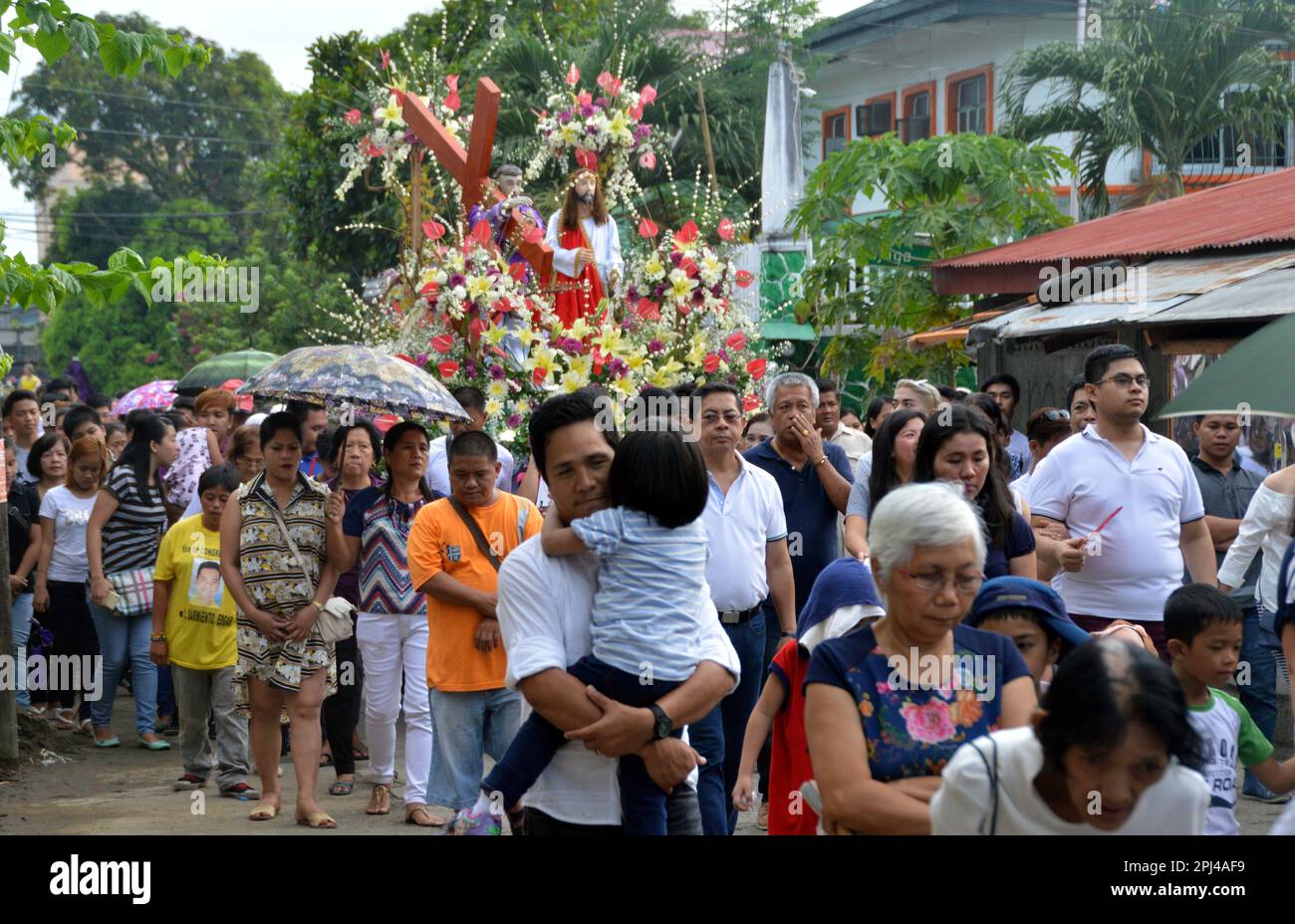 The Philippines, Samar Island, Calbayog City: Easter Procession of the ...