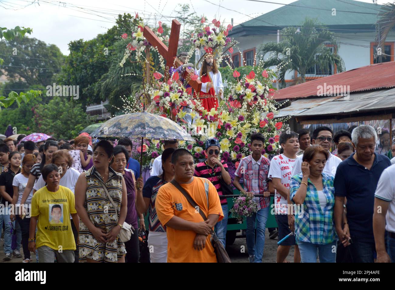 The Philippines, Samar Island, Calbayog City: Easter Procession of the ...