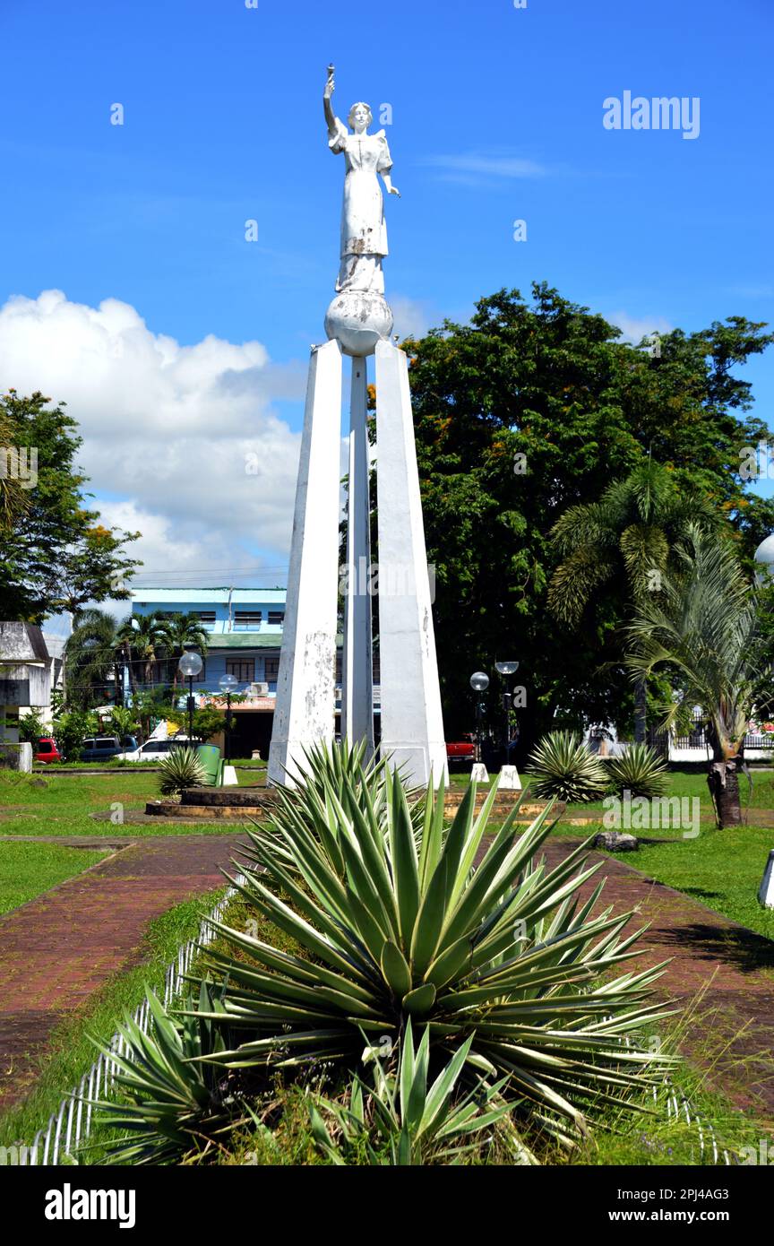 The Philippines, Leyte, Tacloban: freedom monument opposite the ...