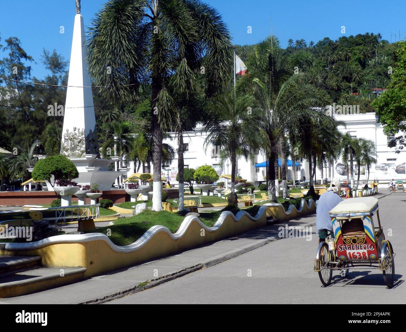 The Philippines, Samar Island, Catbalogan: view of the obelisk in Samar ... The Philippines, Samar Island, Catbalogan: view of the obelisk in Samar ...