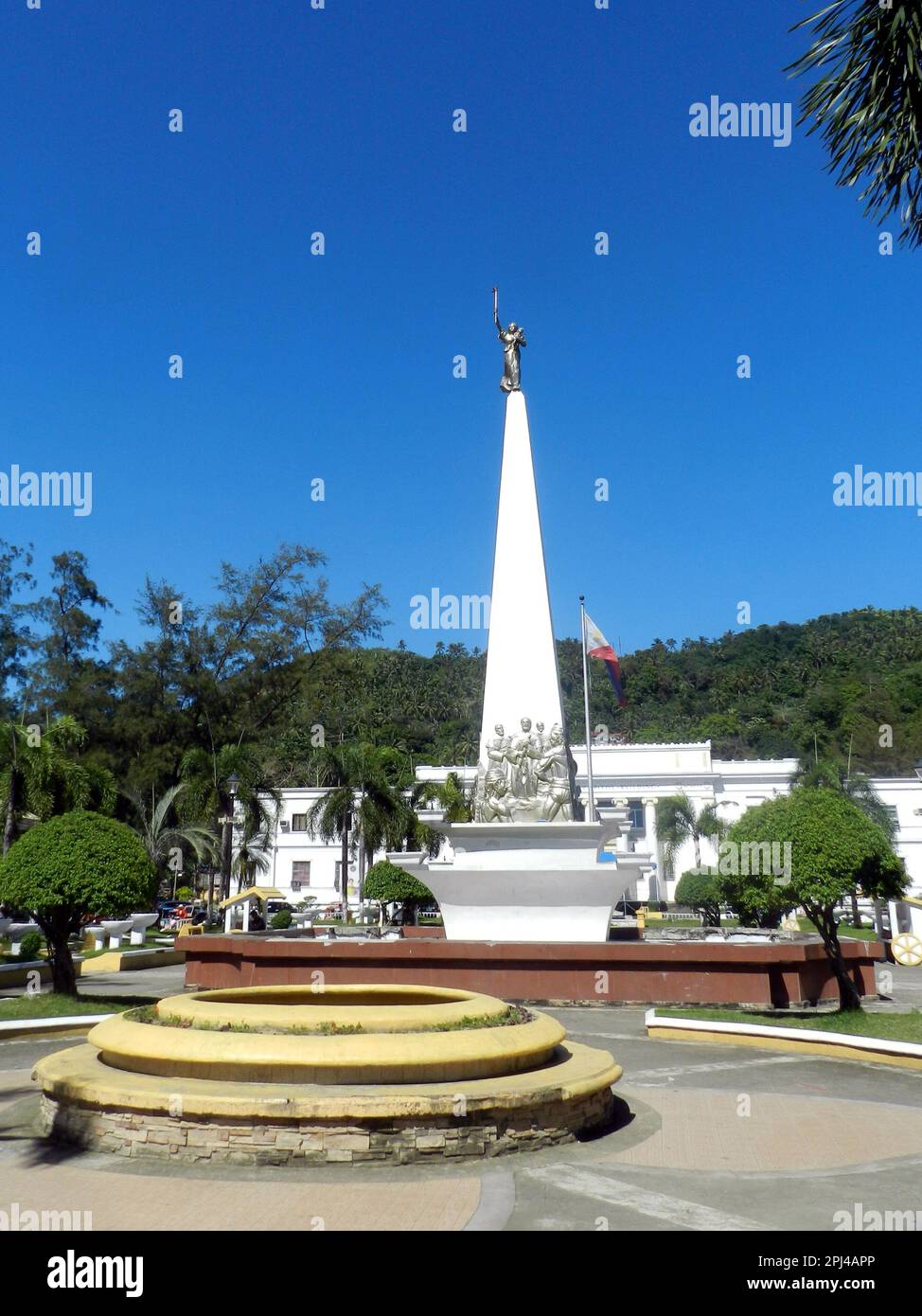 The Philippines, Samar Island, Catbalogan: view of the obelisk in Samar ... The Philippines, Samar Island, Catbalogan: view of the obelisk in Samar ...
