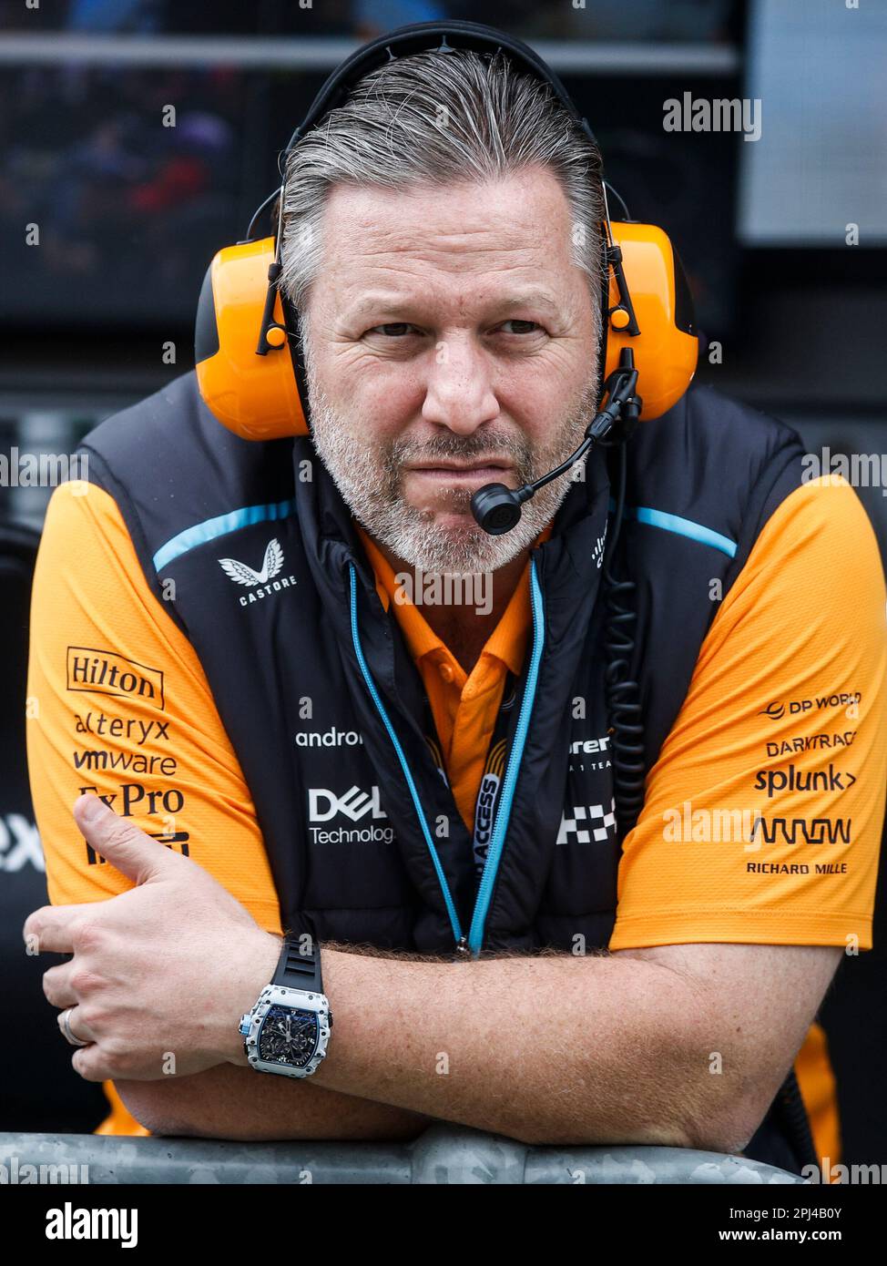 Melbourne, Australia. 31st Mar, 2023. Zak Brown (USA, McLaren F1 Team ...