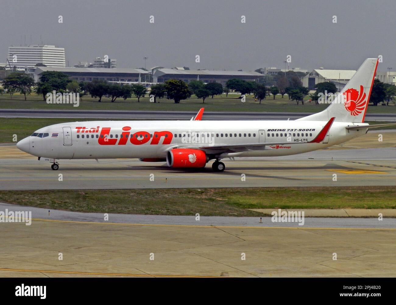 Thailand, Bangkok: HS-LTS Boeing 737-9GPER (c/n 39839) of Thai Lion ...