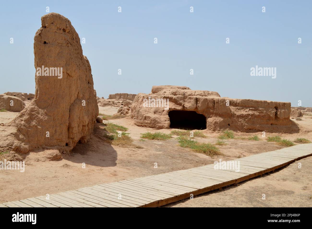People's Republic of China, Xinjiang Province, Turpan: Gaochang ruined ...