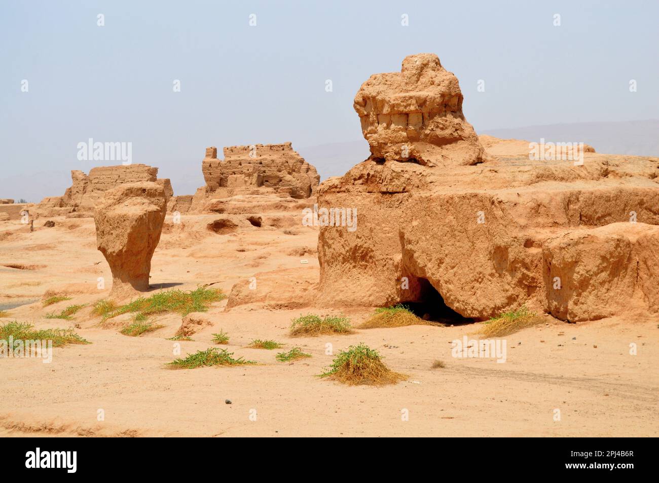 People's Republic of China, Xinjiang Province, Turpan: Gaochang ruined ...