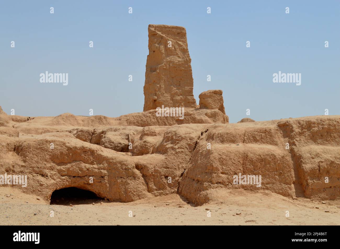 People's Republic of China, Xinjiang Province, Turpan: Gaochang ruined ...