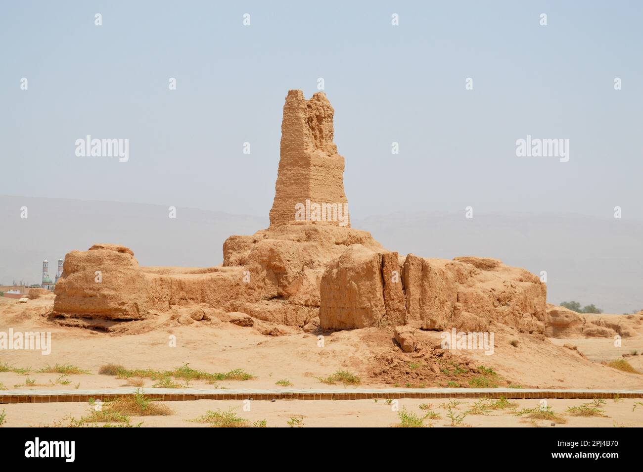 People's Republic of China, Xinjiang Province, Turpan: Gaochang ruined ...