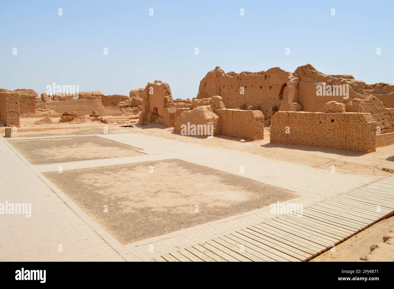 People's Republic of China, Xinjiang Province, Turpan: Gaochang ruined ...