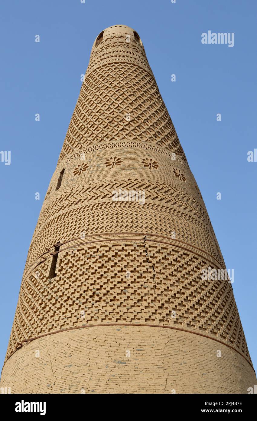People's Republic of China, Xinjiang Province, Turpan: the Emin minaret ...
