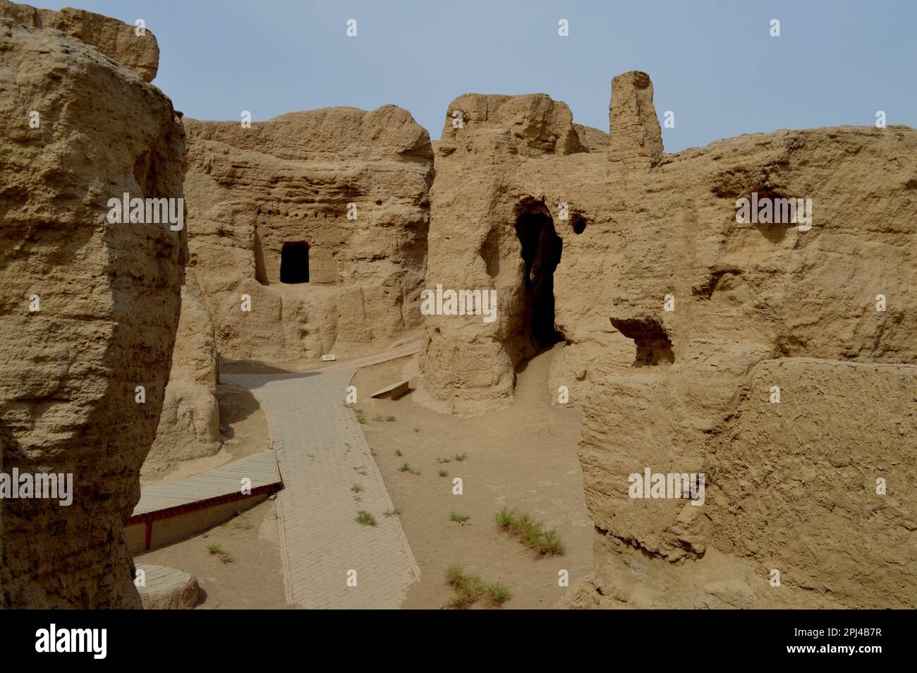 People's Republic of China, Xinjiang Province, Turpan: Jiaohe ruined ...