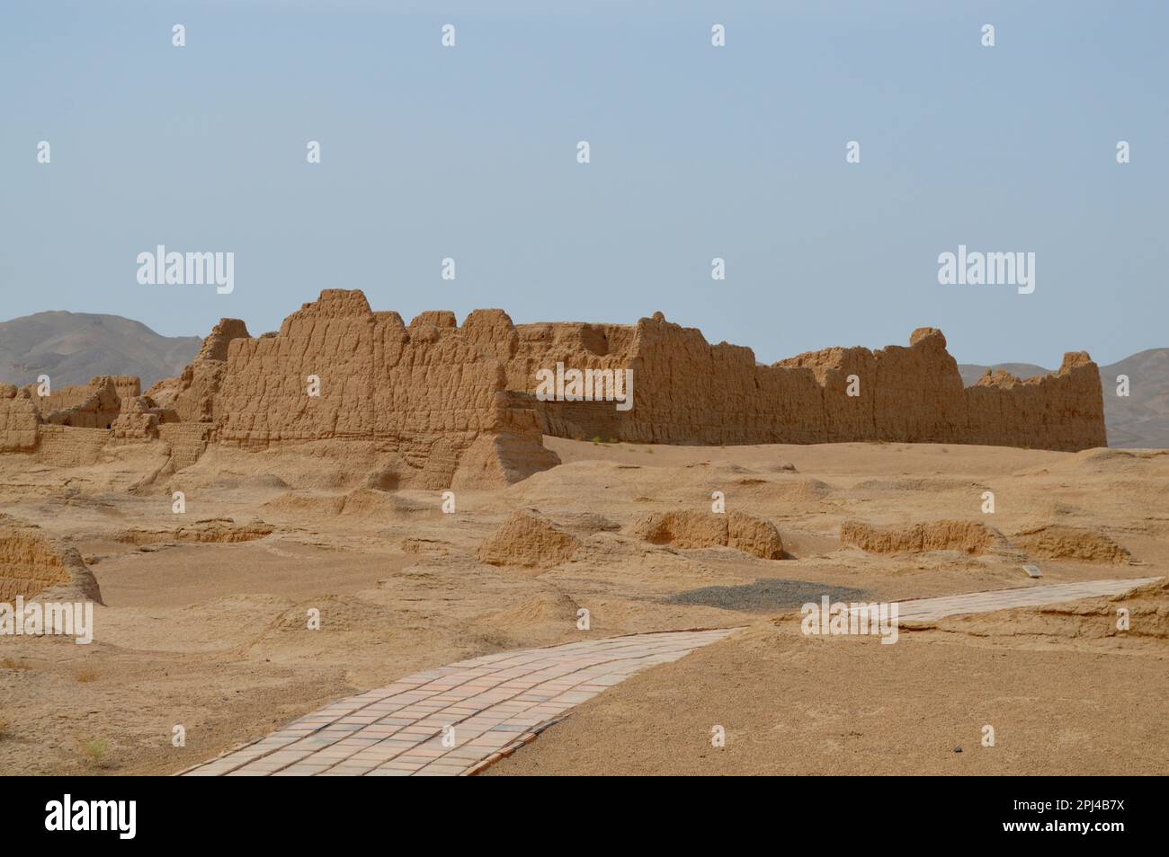 People's Republic of China, Xinjiang Province, Turpan: Jiaohe ruined ...