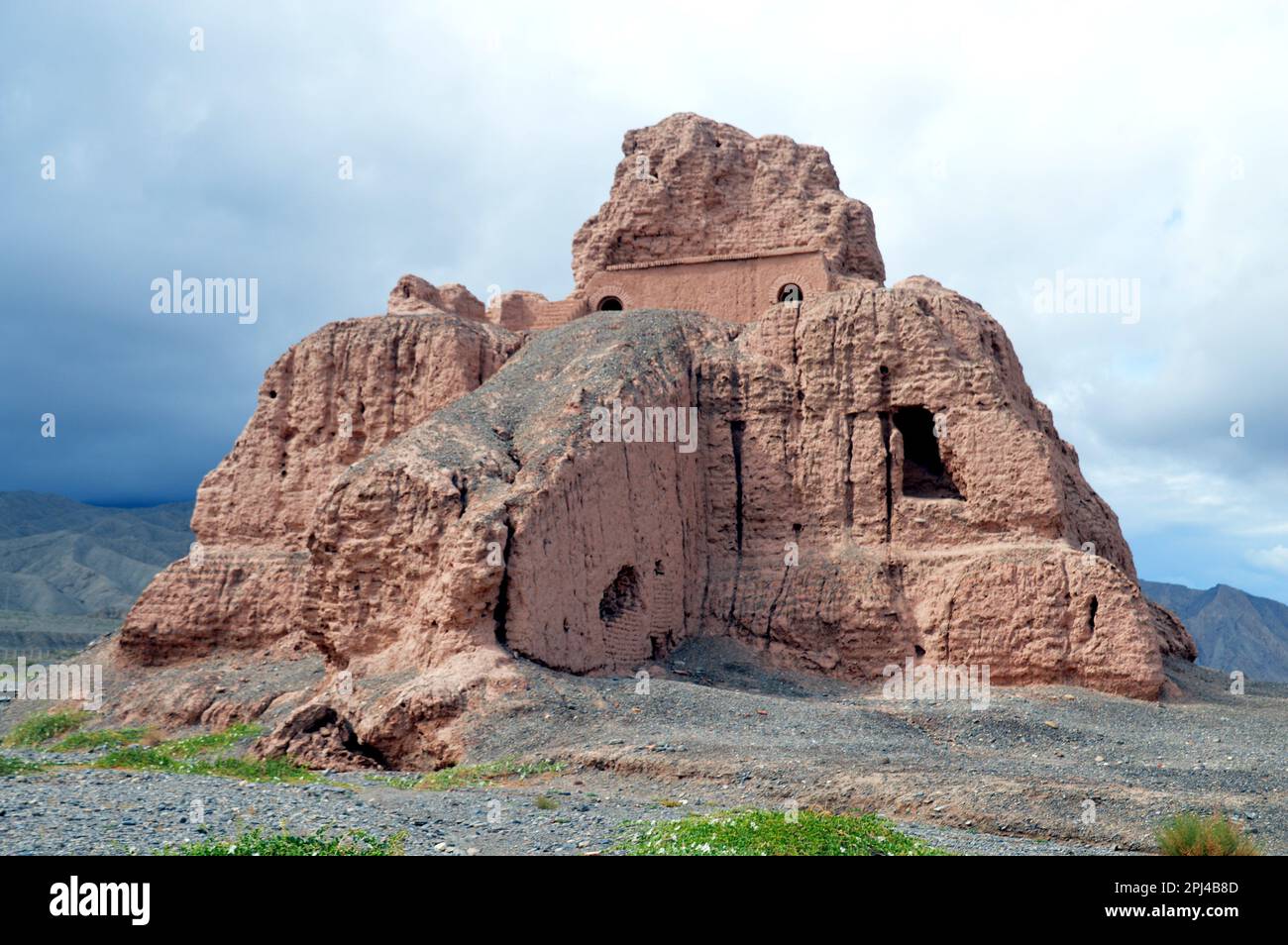 People's Republic of China, Xinjiang Province, Kuqa: Subashi Buddhist ...