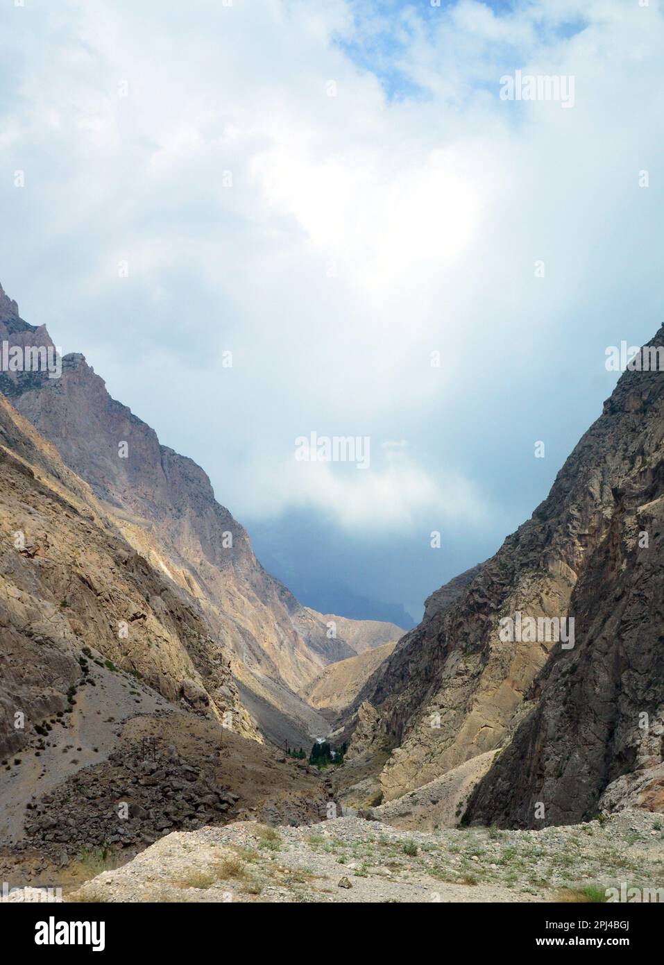 Tajikistan, Gorno-Badakhshan Province: spectacular scenery from the ...