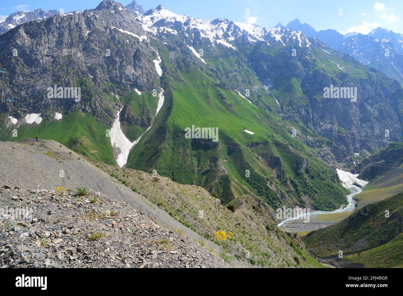 Tajikistan, Sughd Province: spectacular scenery from the Pamir Highway ...