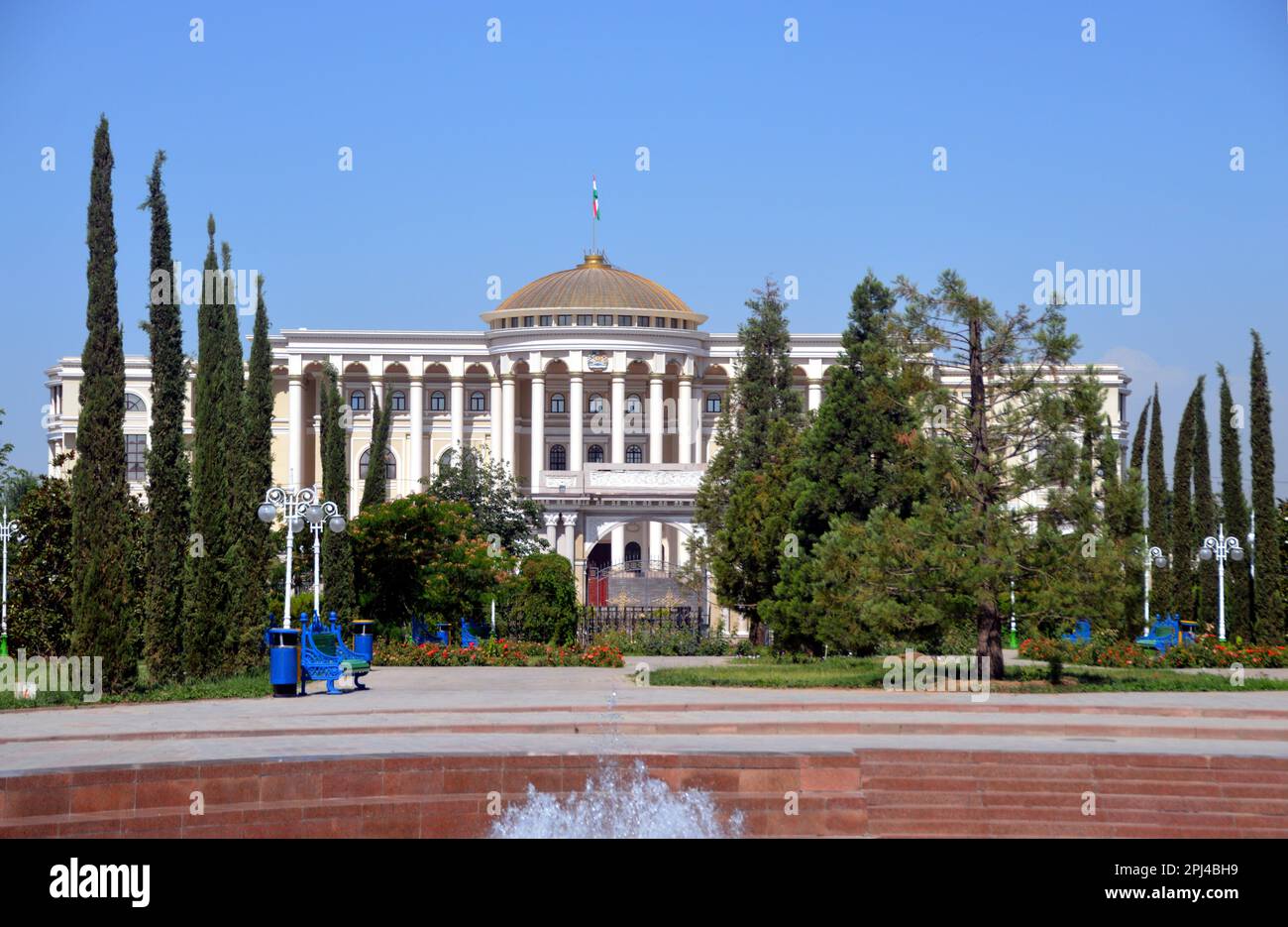 Tajikistan, Dushanbe, capital city: the "Palace of Nations", palace of ...