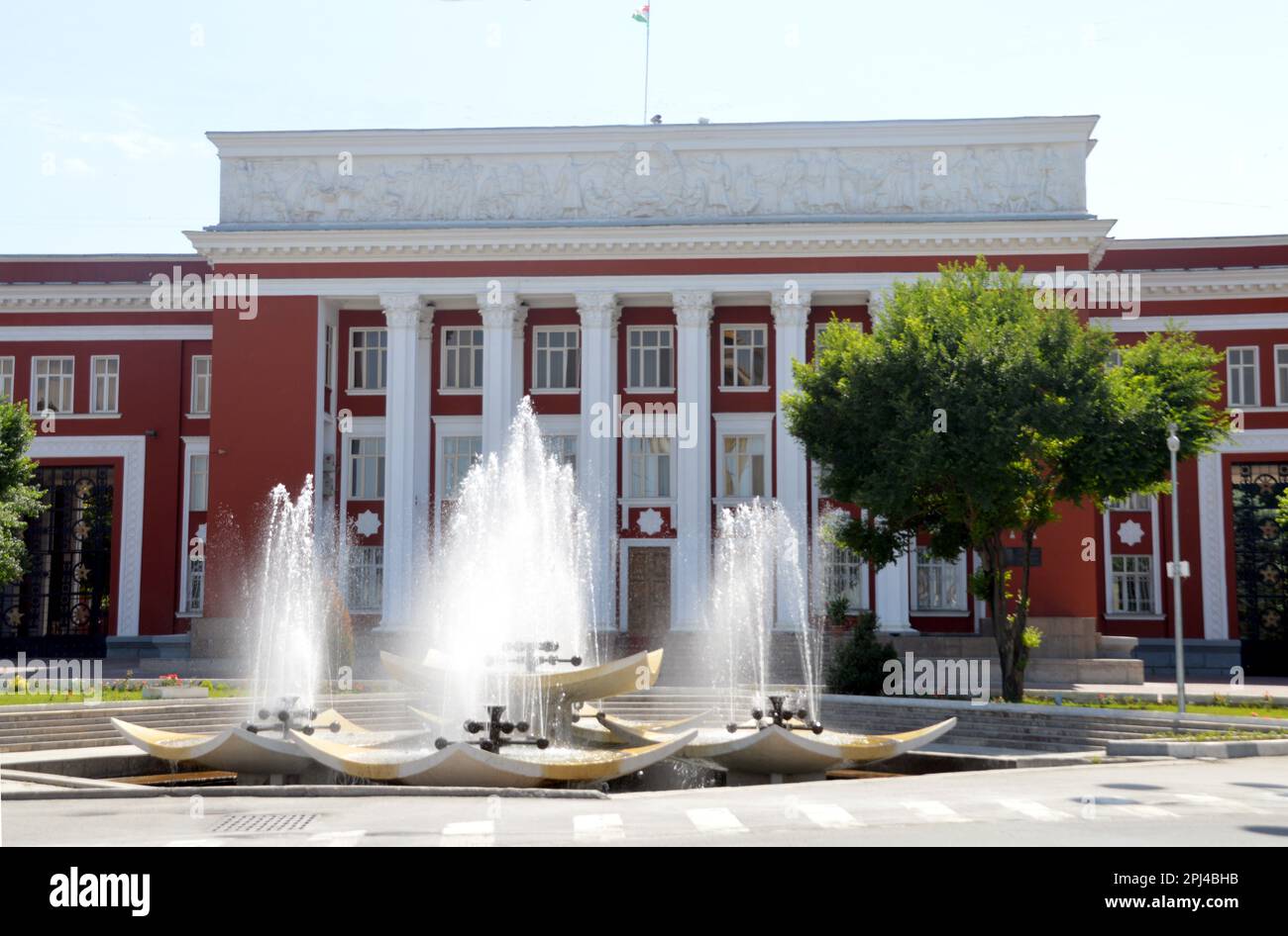 Tajikistan, Dushanbe, capital city: Parliament Building Stock Photo - Alamy