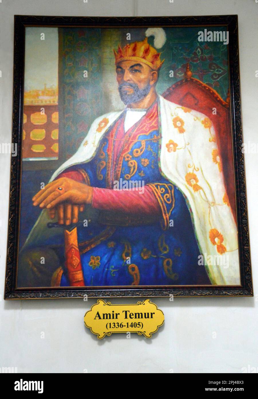 Uzbekistan, Samarkand: Gur-i Amir, the mausoleum of Timur (Tamerlaine ...