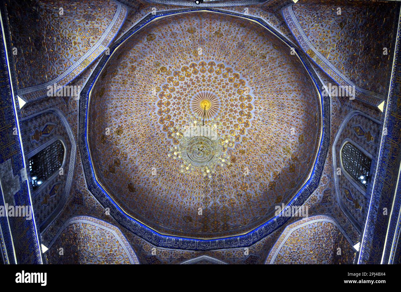 Uzbekistan, Samarkand: Gur-i Amir, the mausoleum of Timur (Tamerlaine ...