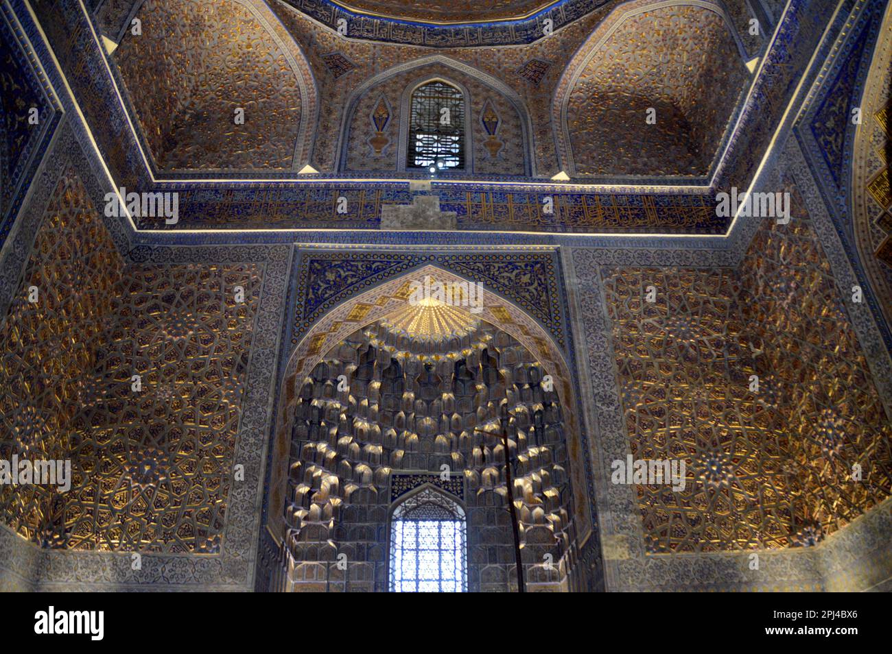 Uzbekistan, Samarkand: Gur-i Amir, the mausoleum of Timur (Tamerlaine ...