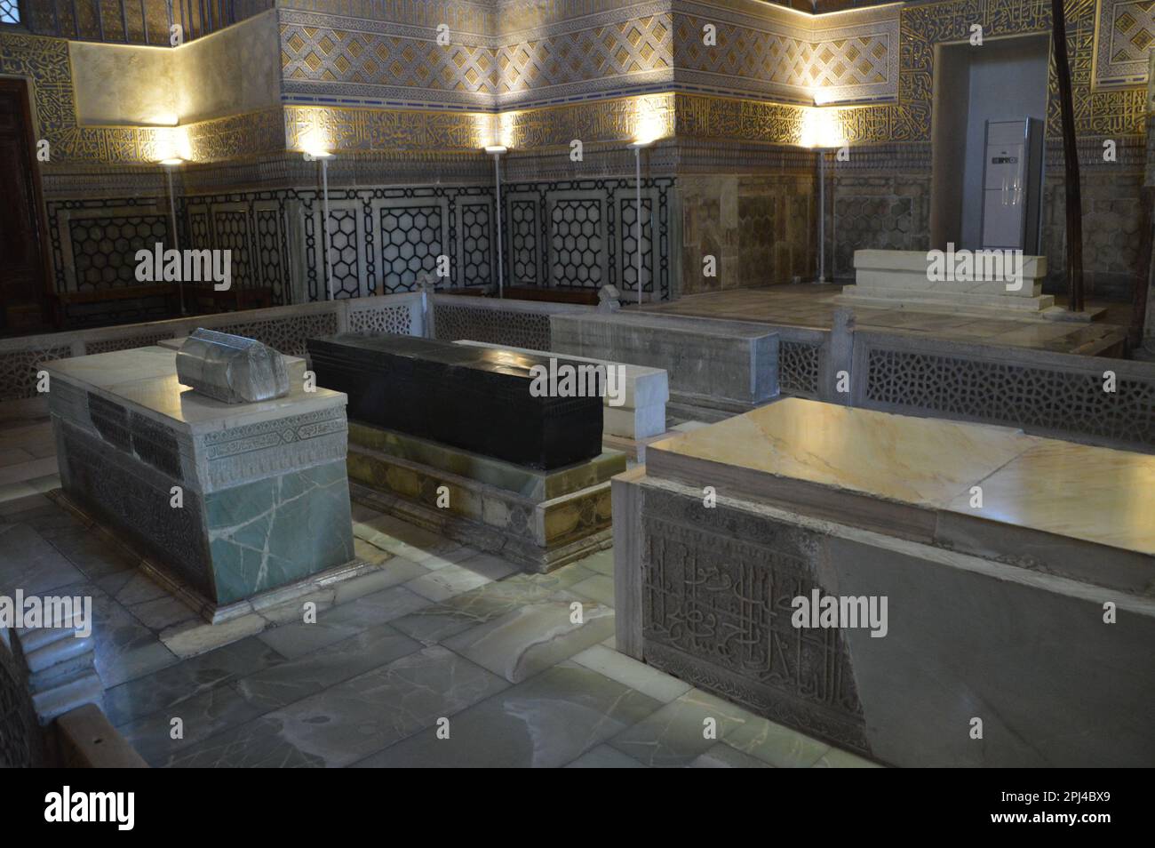 Uzbekistan, Samarkand: Gur-i Amir, the mausoleum of Timur (Tamerlaine ...