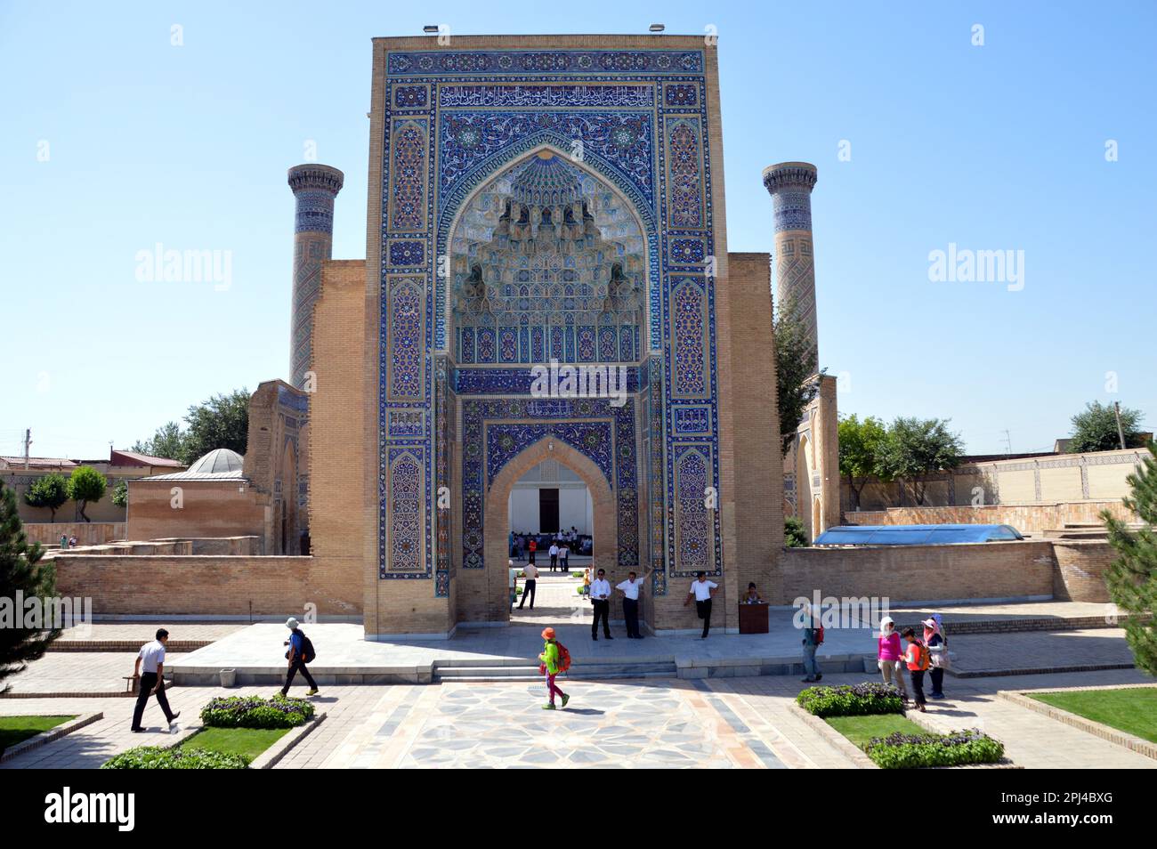 Uzbekistan, Samarkand: Gur-i Amir, the mausoleum of Timur (Tamerlaine ...