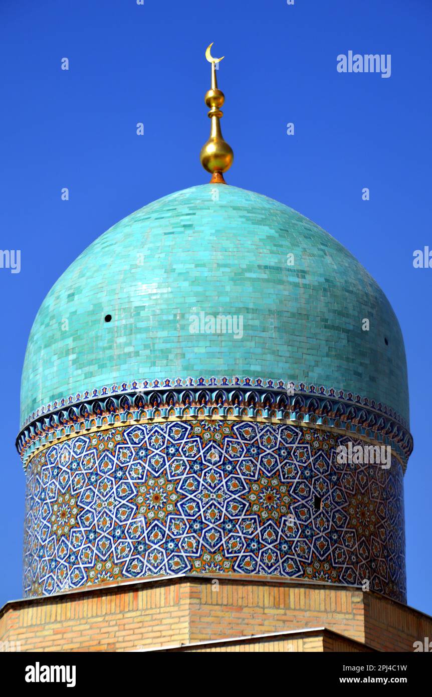 Uzbekistan, Tashkent, capital city, Khast-Imam Complex: the dome of the ...