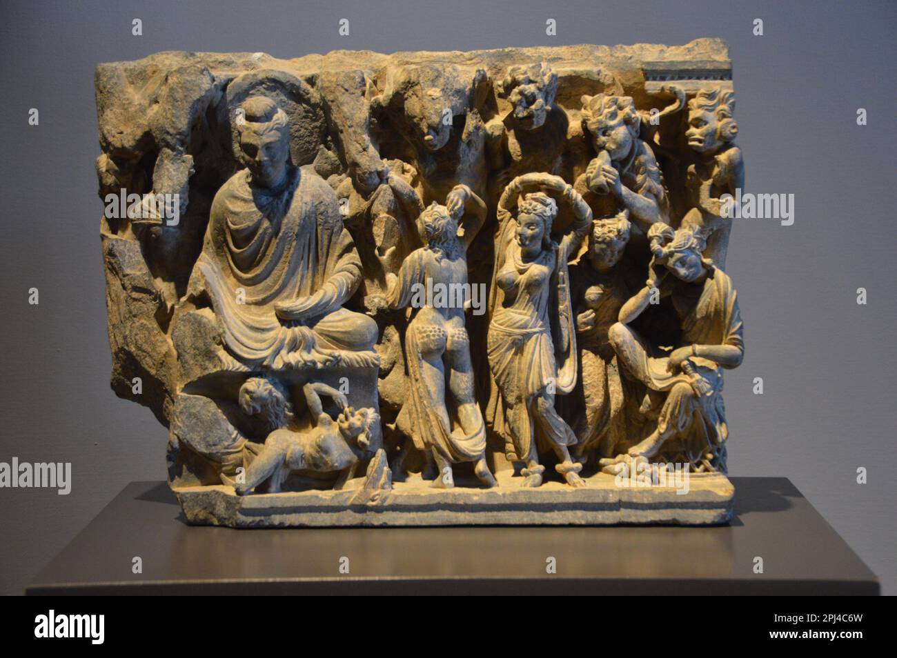 Switzerland, Zurich: Rietberg Museum: "the temptation of Buddha by Mara ...