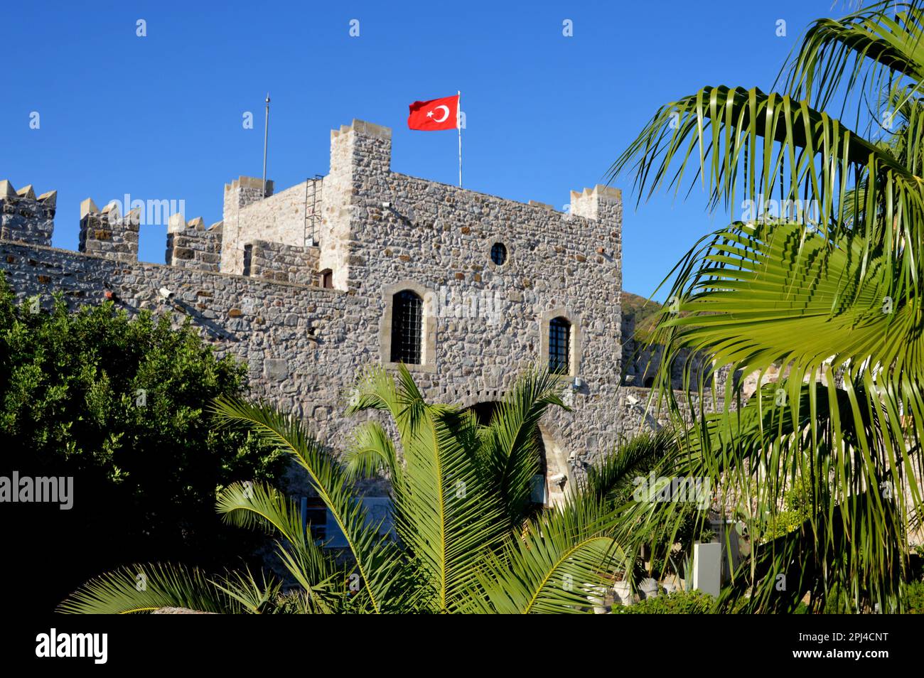 Turkey, Marmoris: the castle, built in 1522, in the reign of Suleiman ...