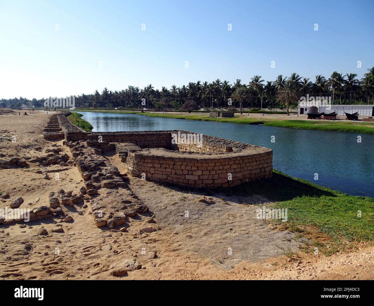 Oman, Taqah: part of the ruins of the ancient city of Zafar, founded ...