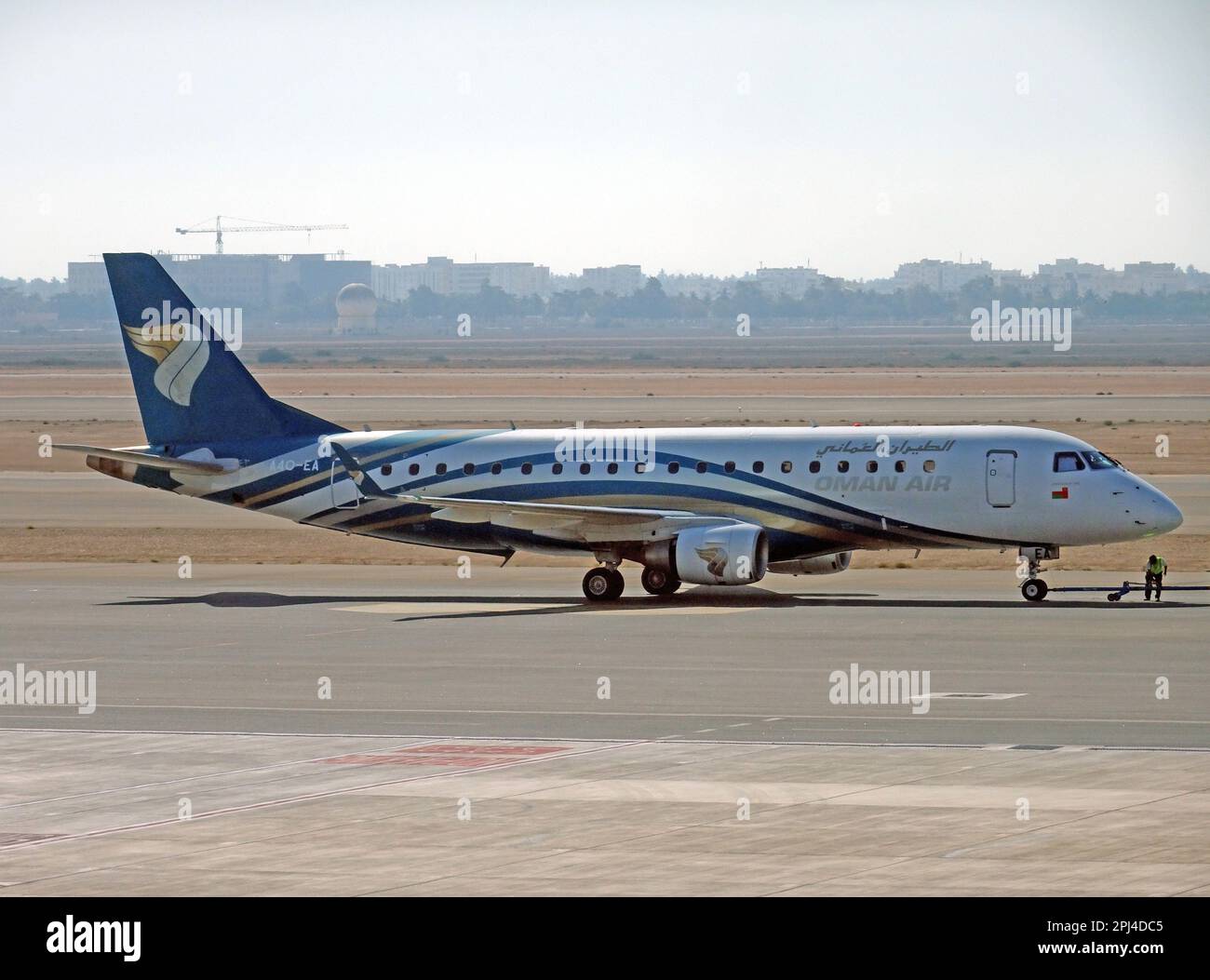 Oman, Salalah: A40-EA, Embraer ERJ-175AR (c/n 17000323) of Oman Air at ...