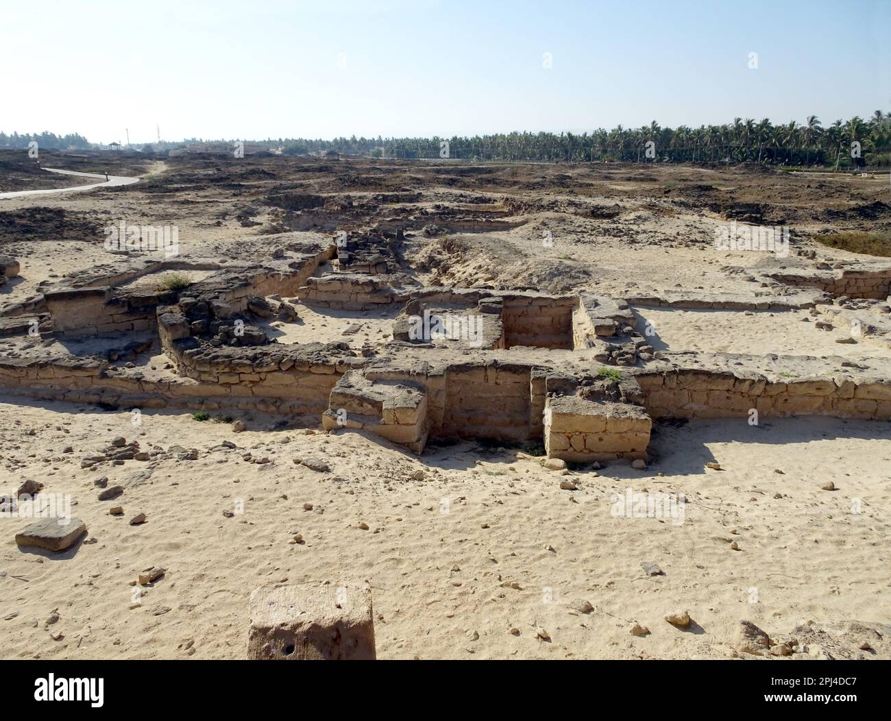 Oman, Taqah: part of the ruins of the ancient city of Zafar, founded ...