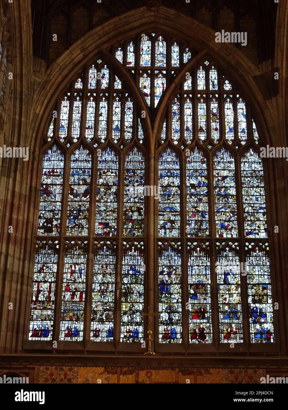 England, Worcestershire, Malvern: Great Malvern Priory was founded in ...