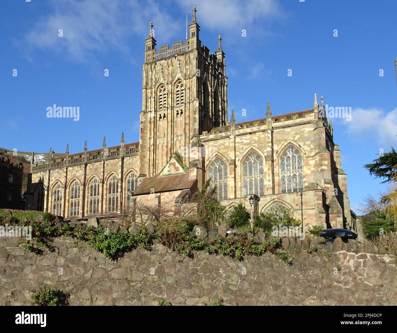 England, Worcestershire, Malvern: Great Malvern Priory was founded in ...