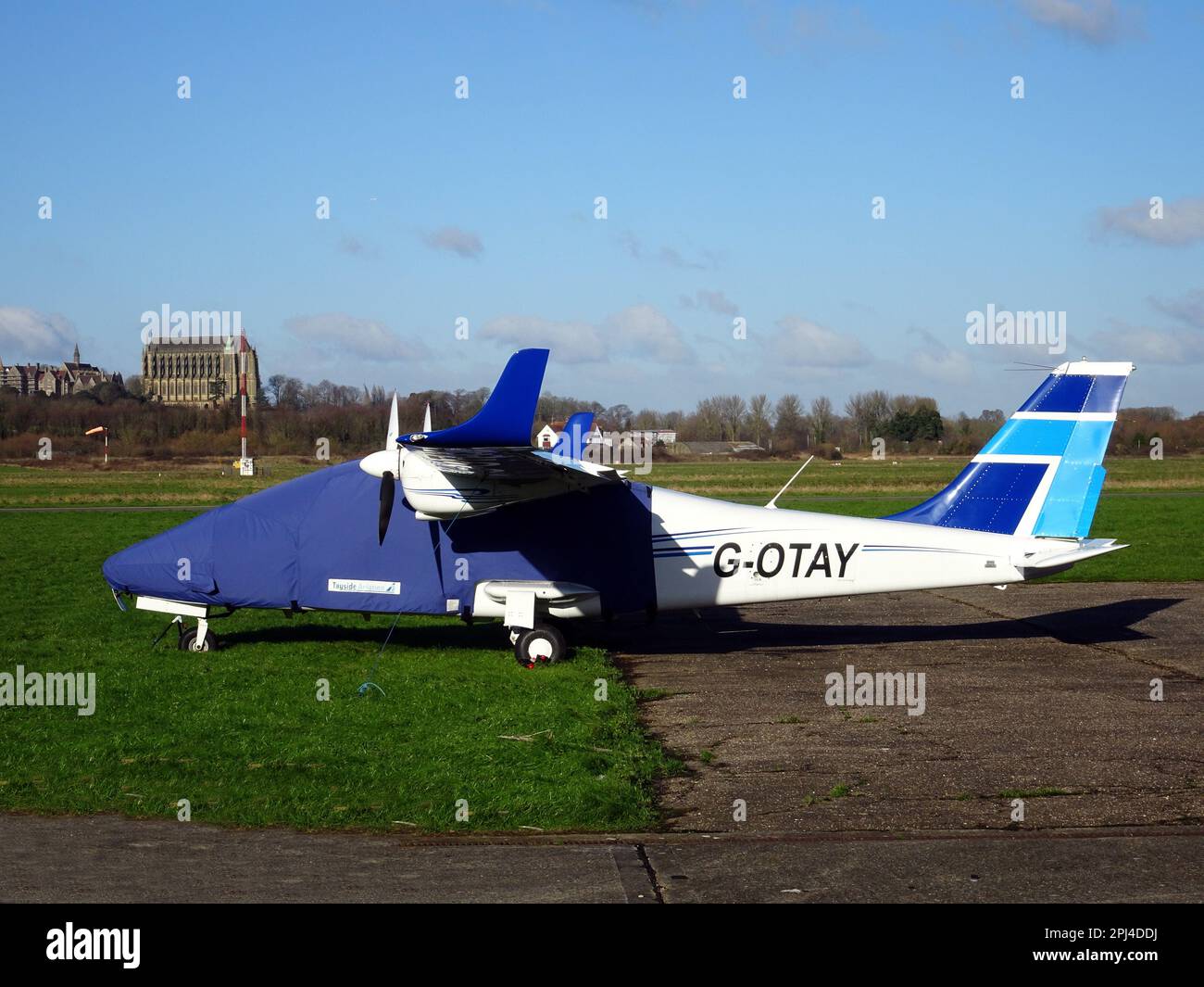 England, West Sussex, Shoreham: G-OTAY Tecnam P.2006T (c/n 049) of ...