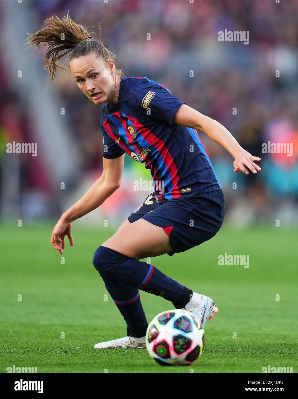 Barcelona, Spain. 29/03/2023, Caroline Graham Hansen of FC Barcelona ...